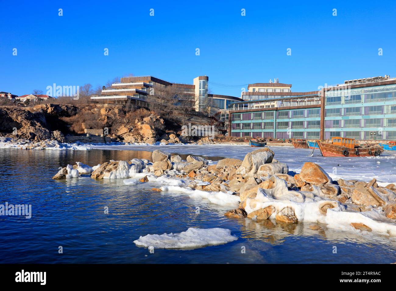 seaside landscape architecture, closeup of photo Stock Photo - Alamy