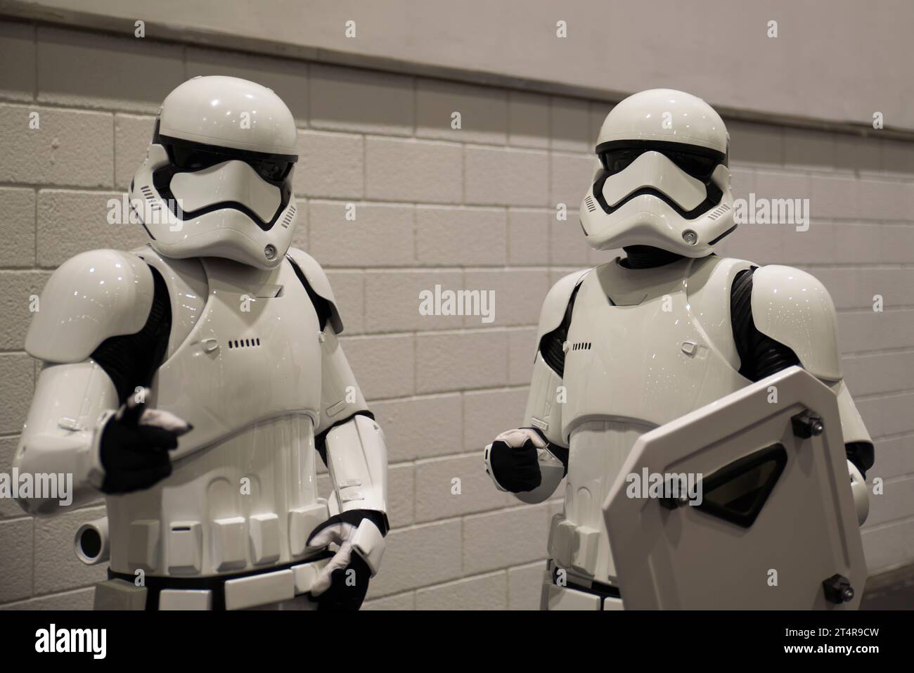 Two Stormtroopers at Star Wars Celebration Stock Photo - Alamy
