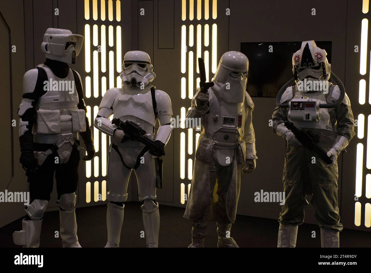 Scout trooper, Stormtrooper, Snowtrooper and AT-AT Pilot cosplay Stock ...