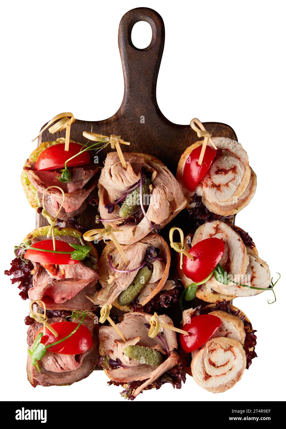 Assorted canape Cut Out Stock Images & Pictures - Alamy