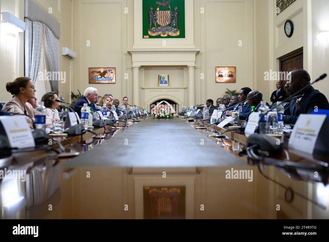 Lusaka, Zambia. 01st Nov, 2023. German President Frank-Walter ...