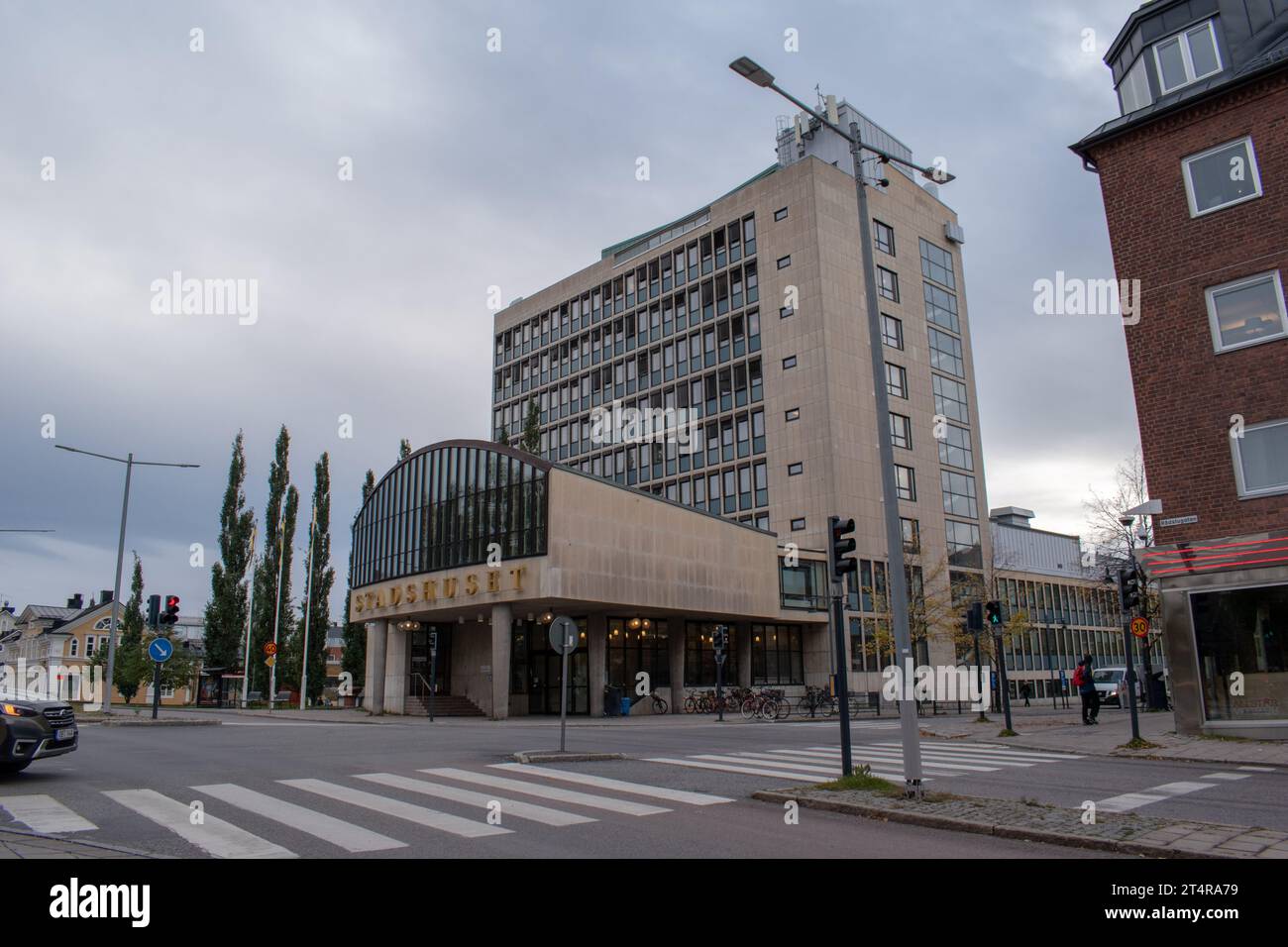 Lulea, Sweden - October 6, 2023: The Lulea City hall and Storgatan ...