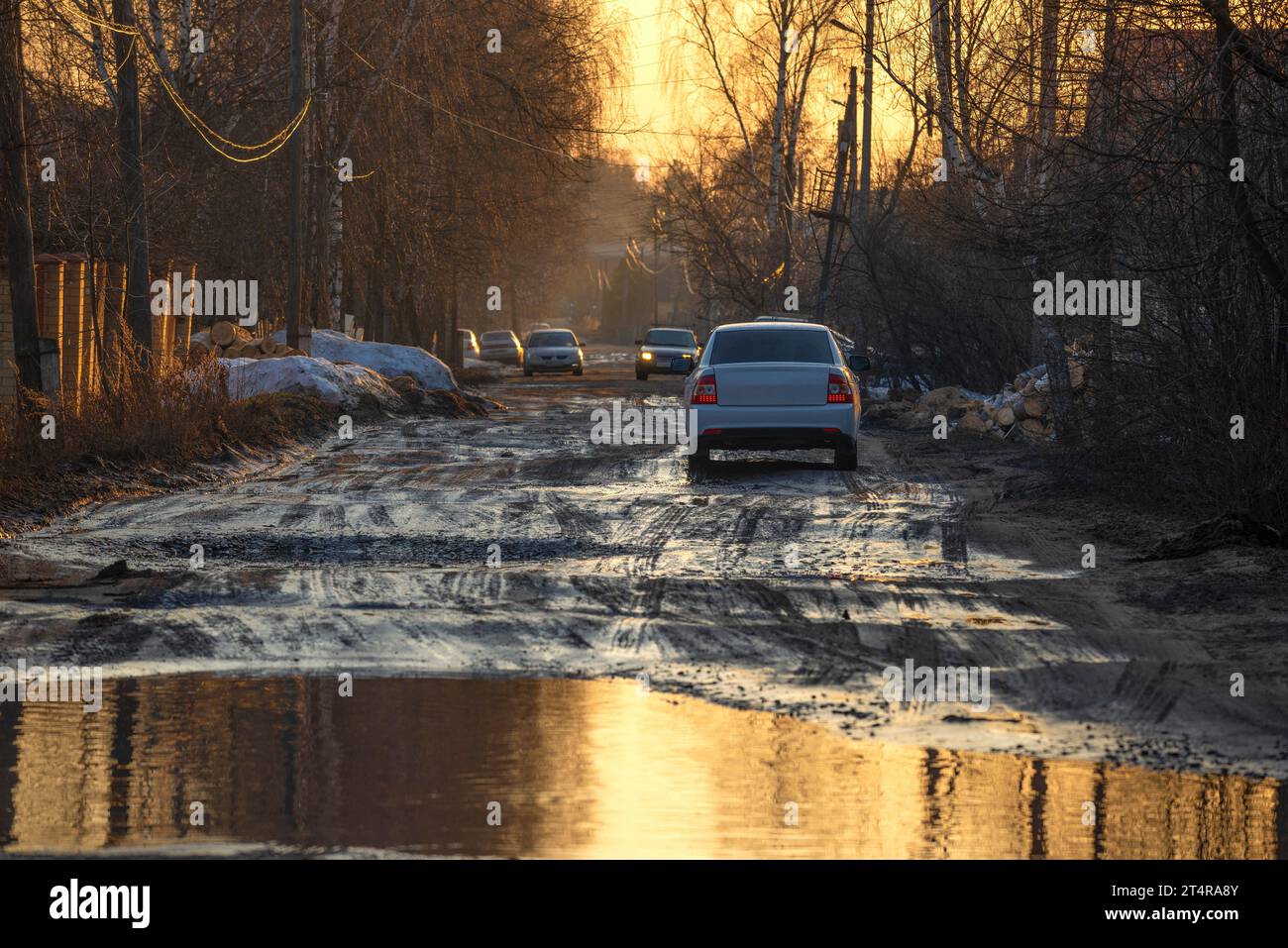 Sunset on street provincial town hi-res stock photography and images ...