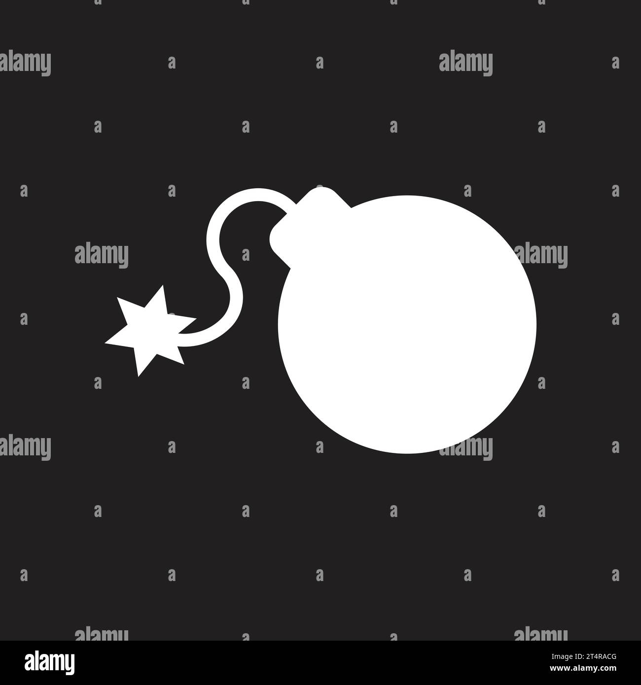 Lit fuse black background Stock Vector Images - Alamy