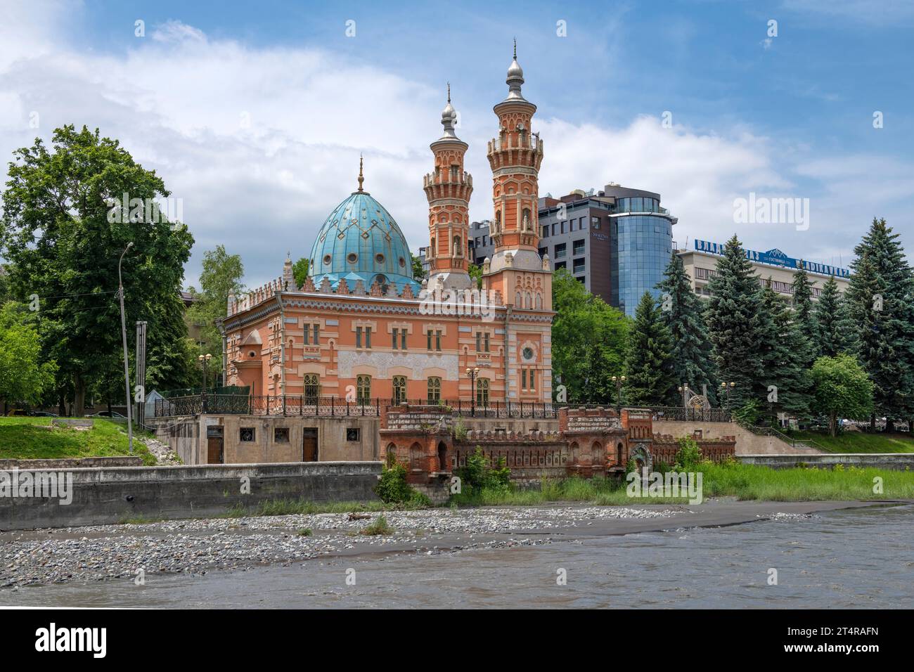 VLADIKAVKAZ, RUSSIA - JUNE 13, 2023: The ancient Mukhtarov mosque ...