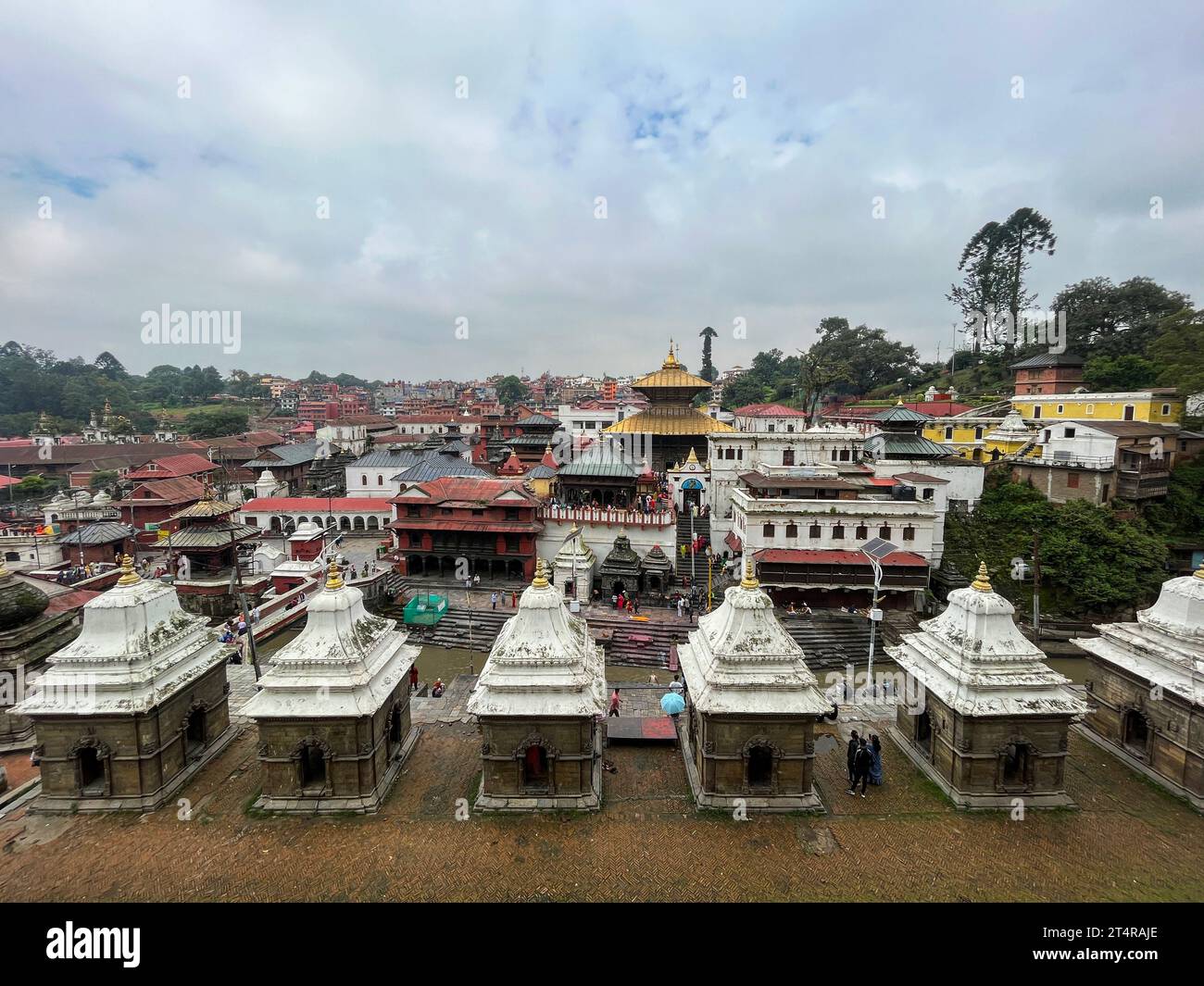 Kathmandu, Nepal: view of Pashupatinath Temple, famous Hindu temple ...