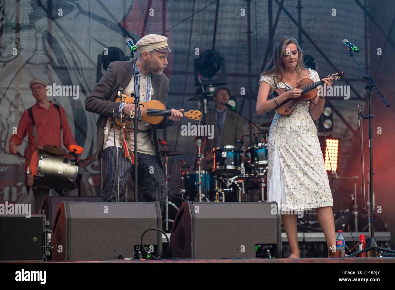 TVER REGION, RUSSIA - JULY 23, 2023: Fragment of the performance of the ...