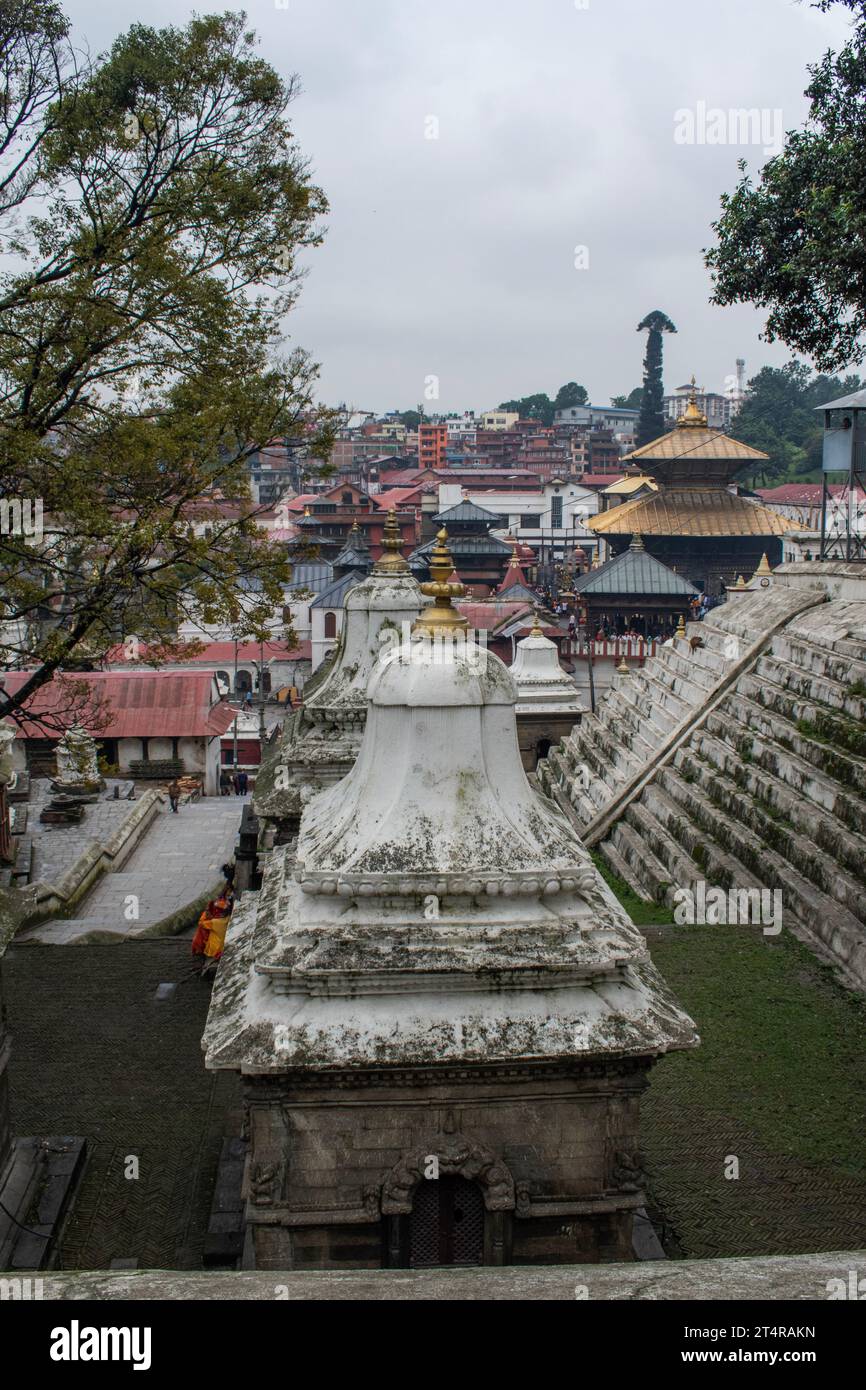 Kathmandu, Nepal: view of Pashupatinath Temple, famous Hindu temple ...