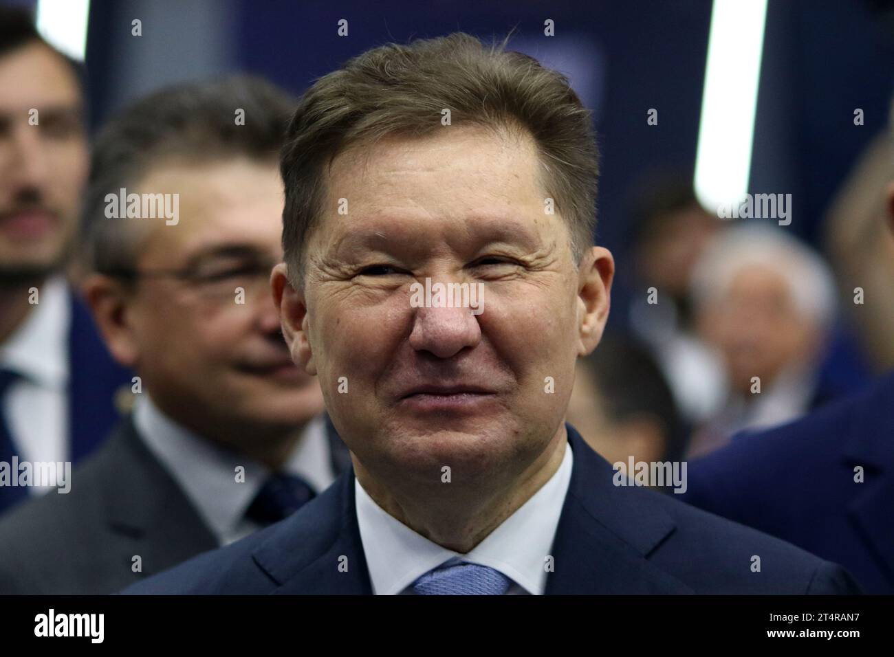 Alexey Miller, Chairman of the Gazprom Management Board attends the ...