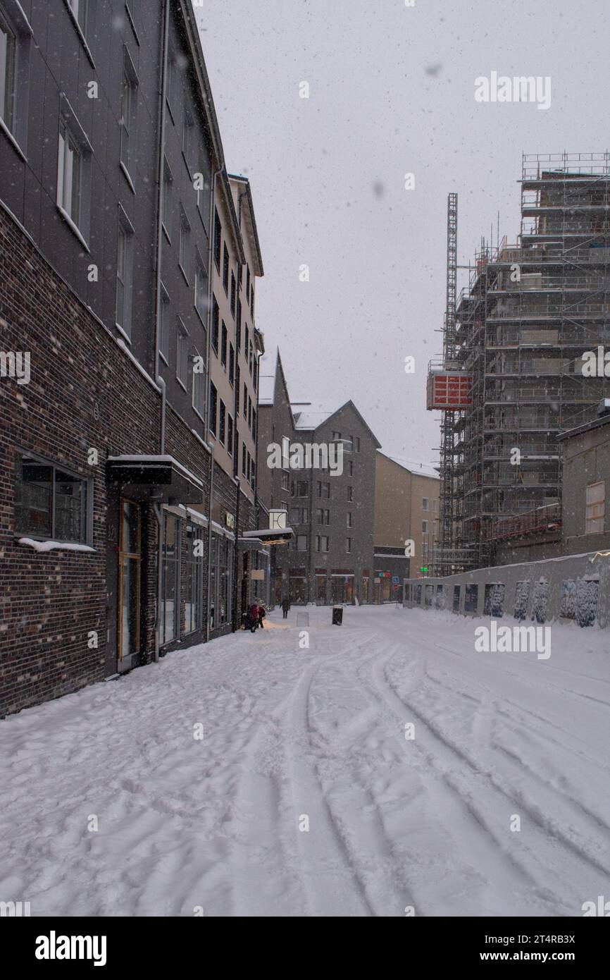 Snowy winter photograph of the new city center. October 11, 2023 ...