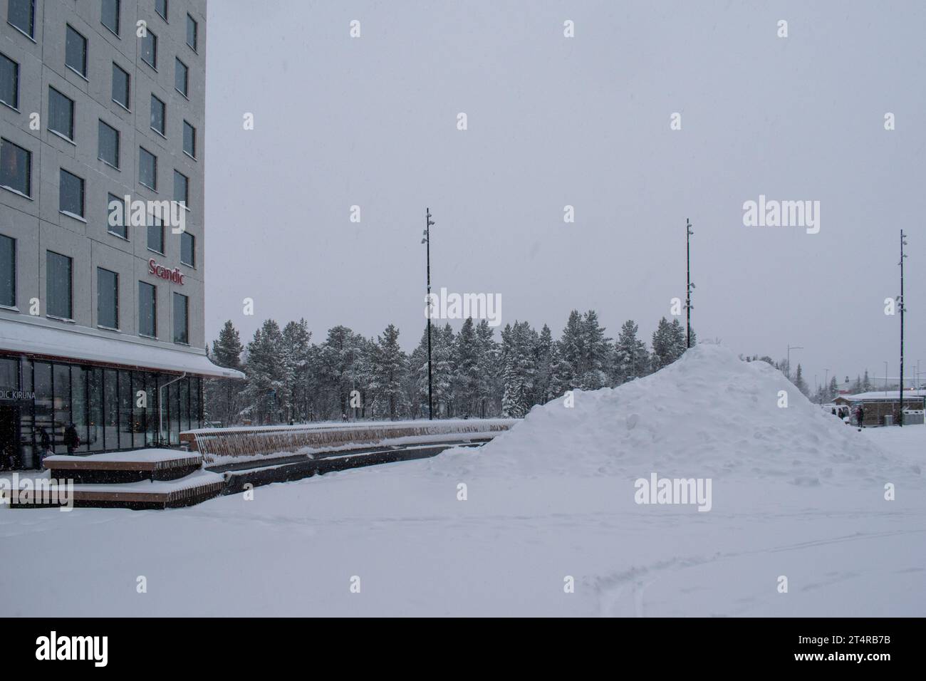 Snowy winter photograph of the new city center. October 11, 2023 ...