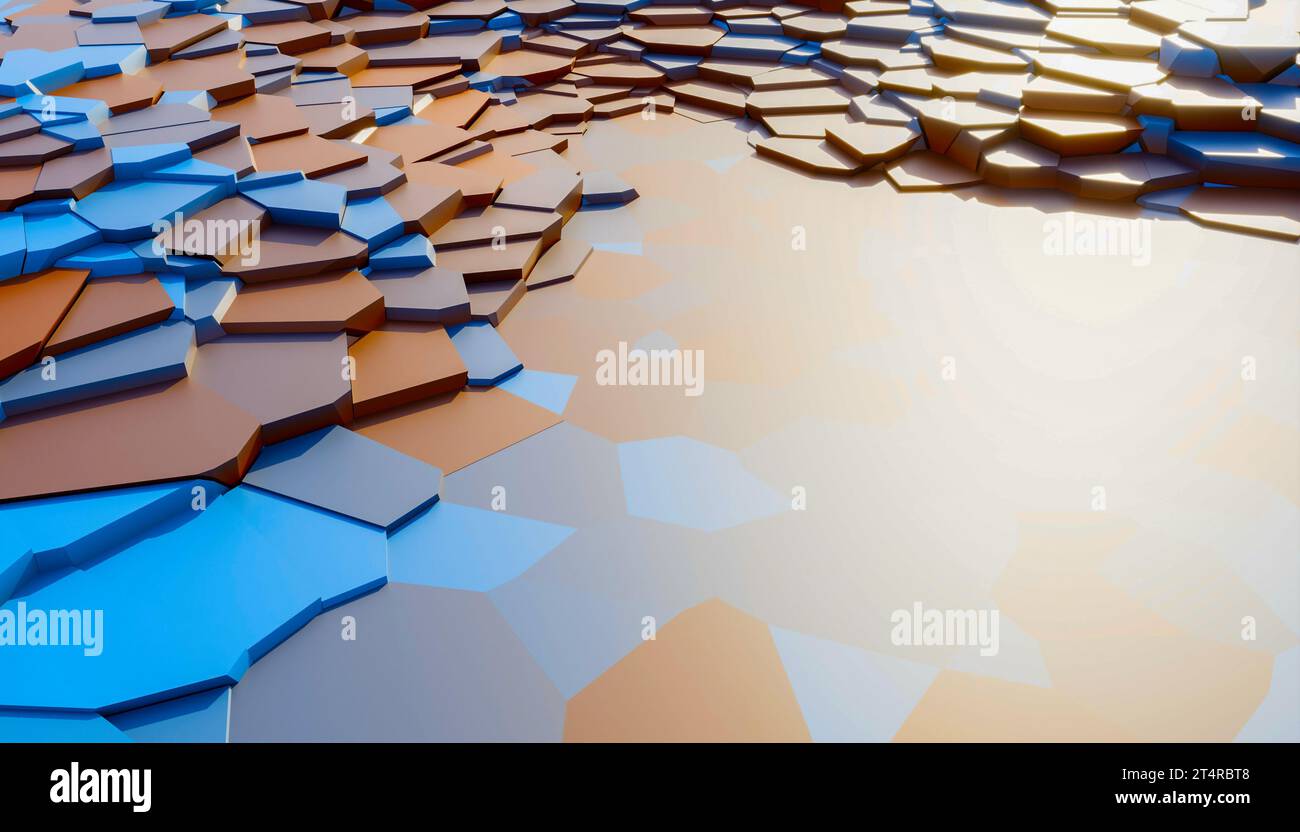 Voronoi fracture effect, floor, destroyed floor, cataclysm, asteroid ...