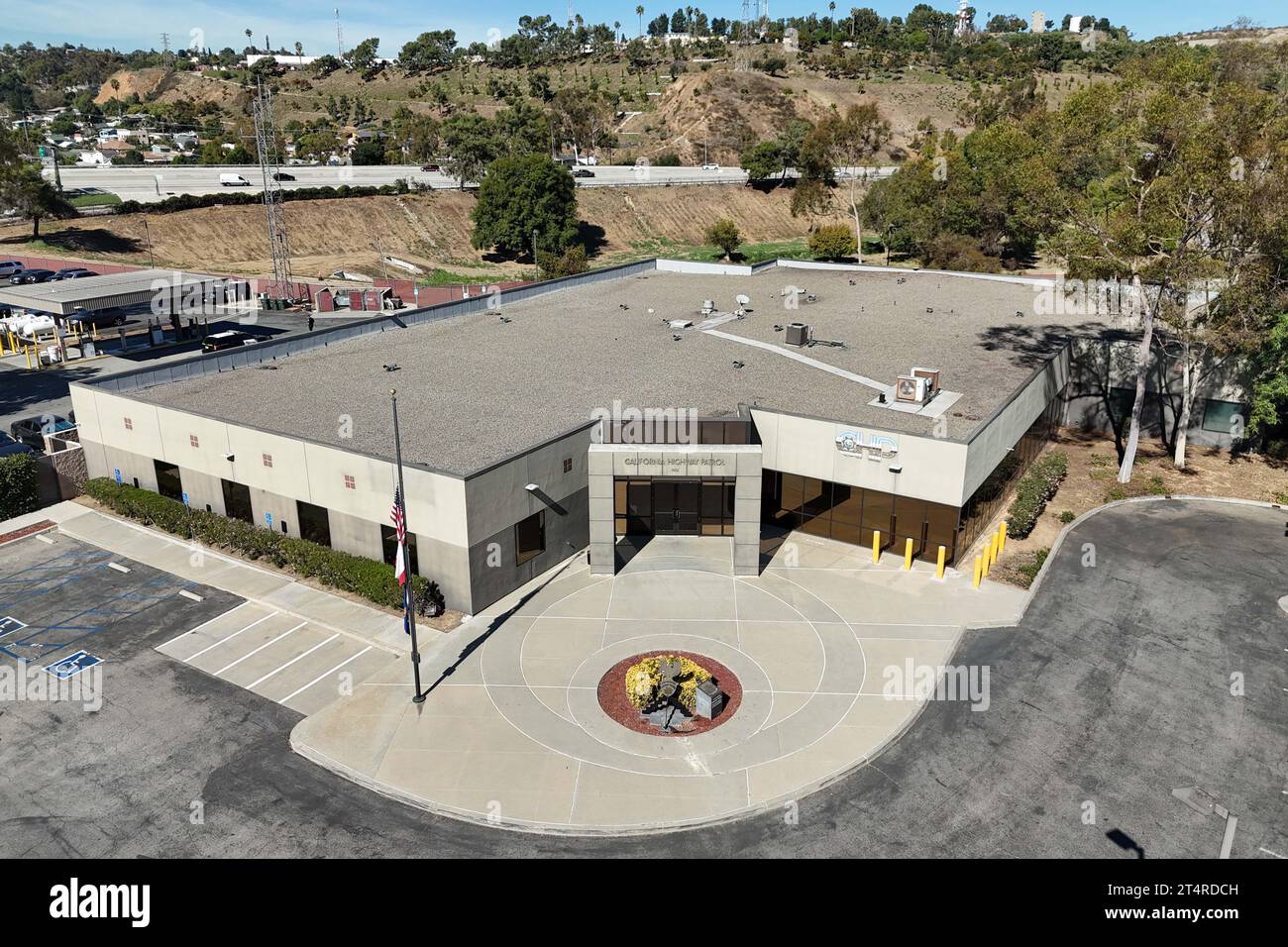 A general overall view of the California Highway Patrol East Los ...