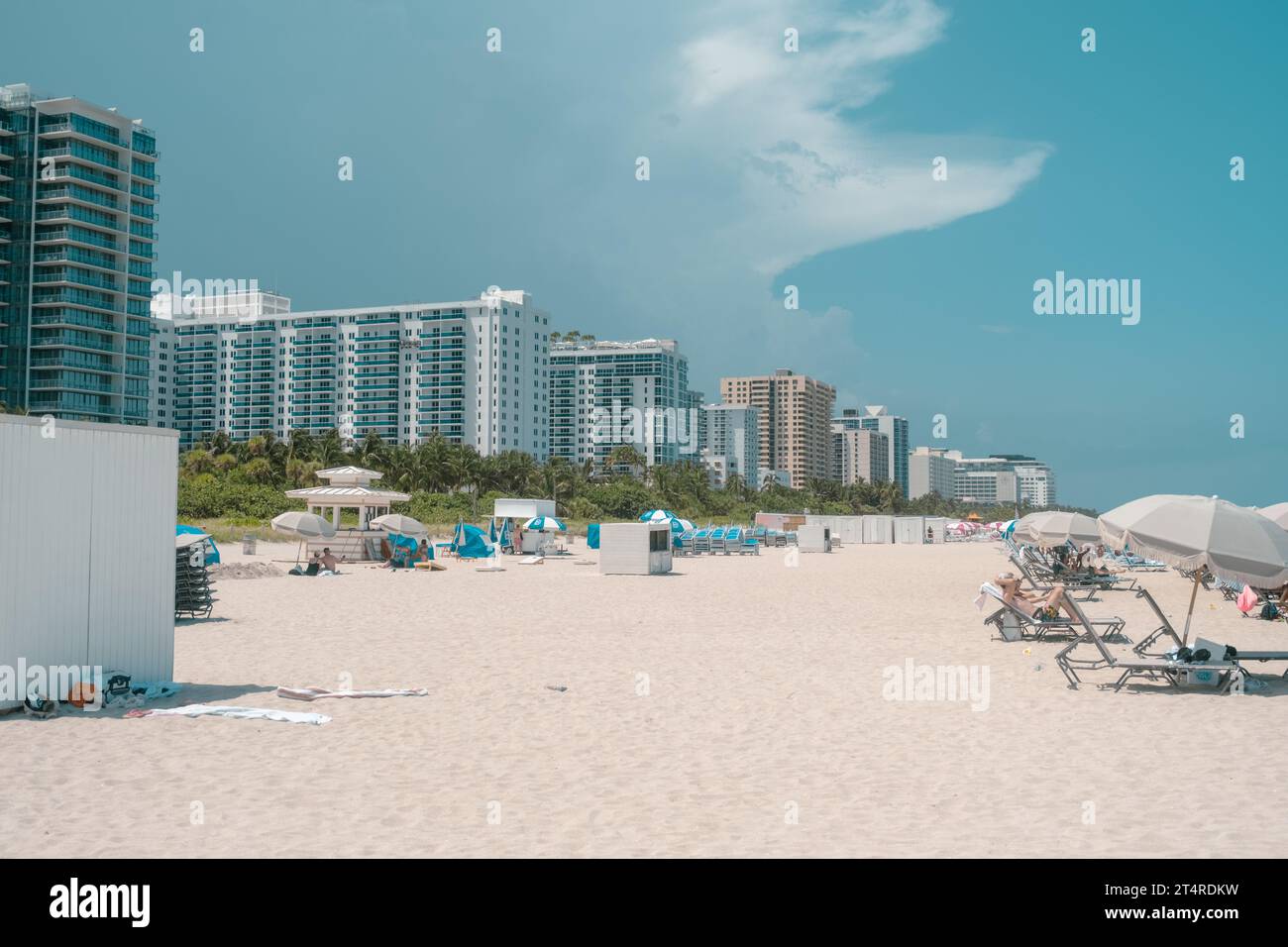 picture of the building on the side of Miami Beach Stock Photo - Alamy