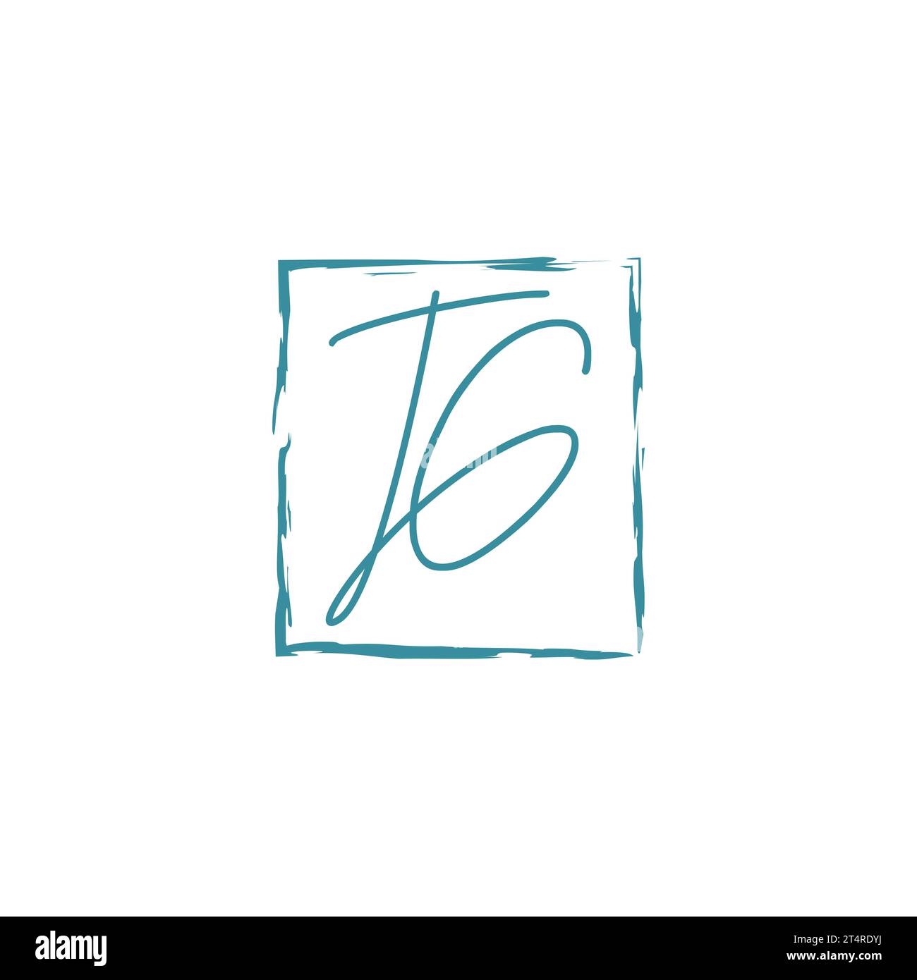 Monogram logo hi-res stock photography and images - Alamy