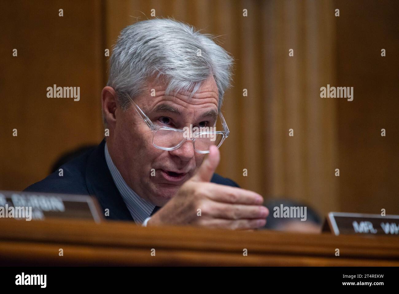 United States Senator Sheldon Whitehouse (Democrat of Rhode Island) at ...