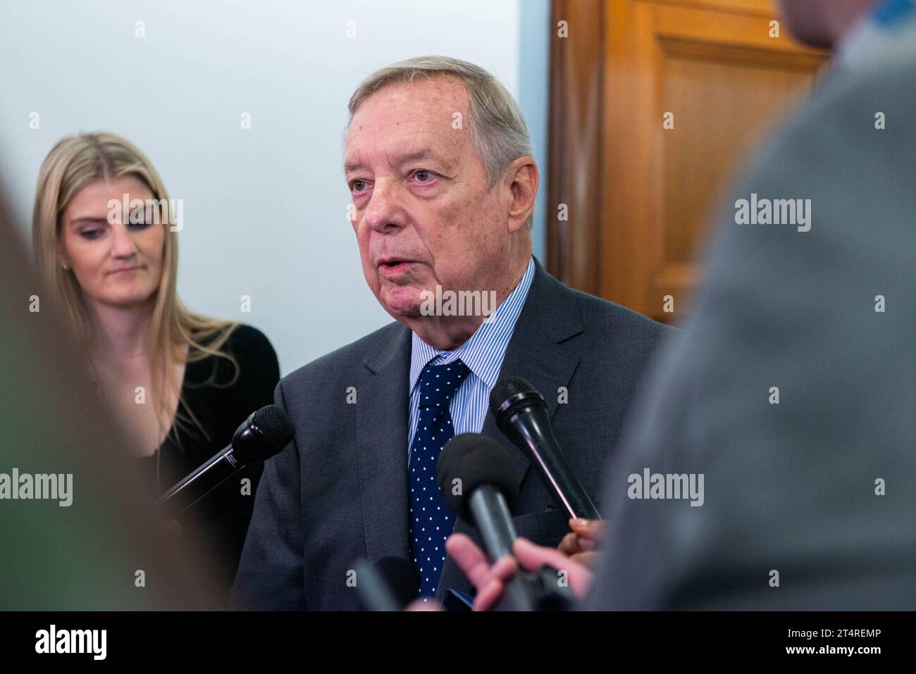 United States Senator Dick Durbin (Democrat of Illinois), Chair, US ...