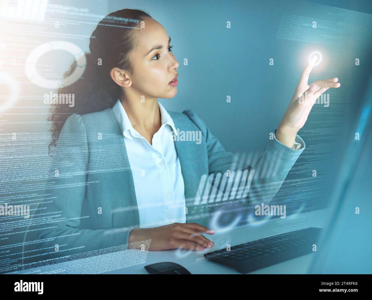 All the data looks about right. an attractive young businesswoman ...