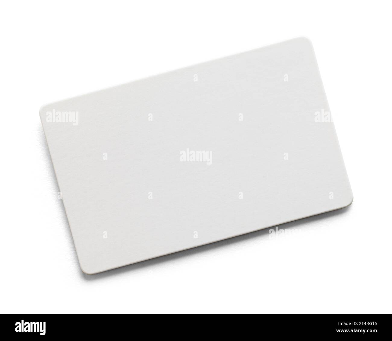 Cardboard Paper Gift Card Cut Out on White Stock Photo - Alamy