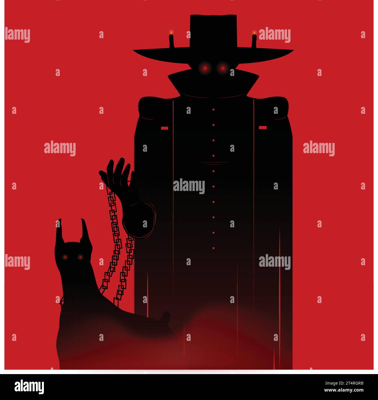 Red dog coat Stock Vector Images - Alamy