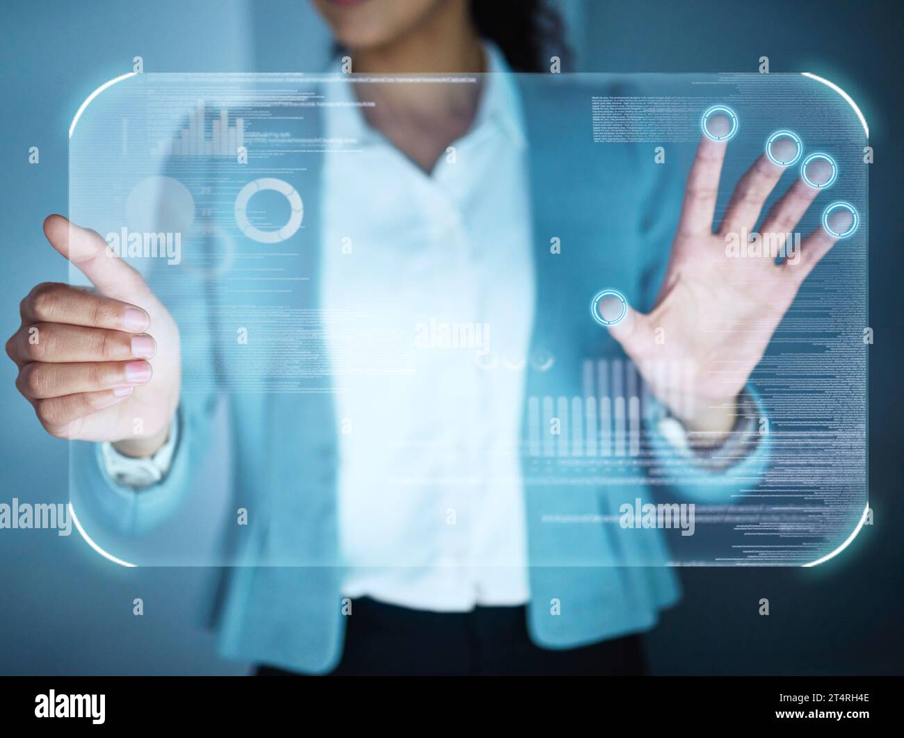 Running an innovative business. an unrecognisable businesswoman ...