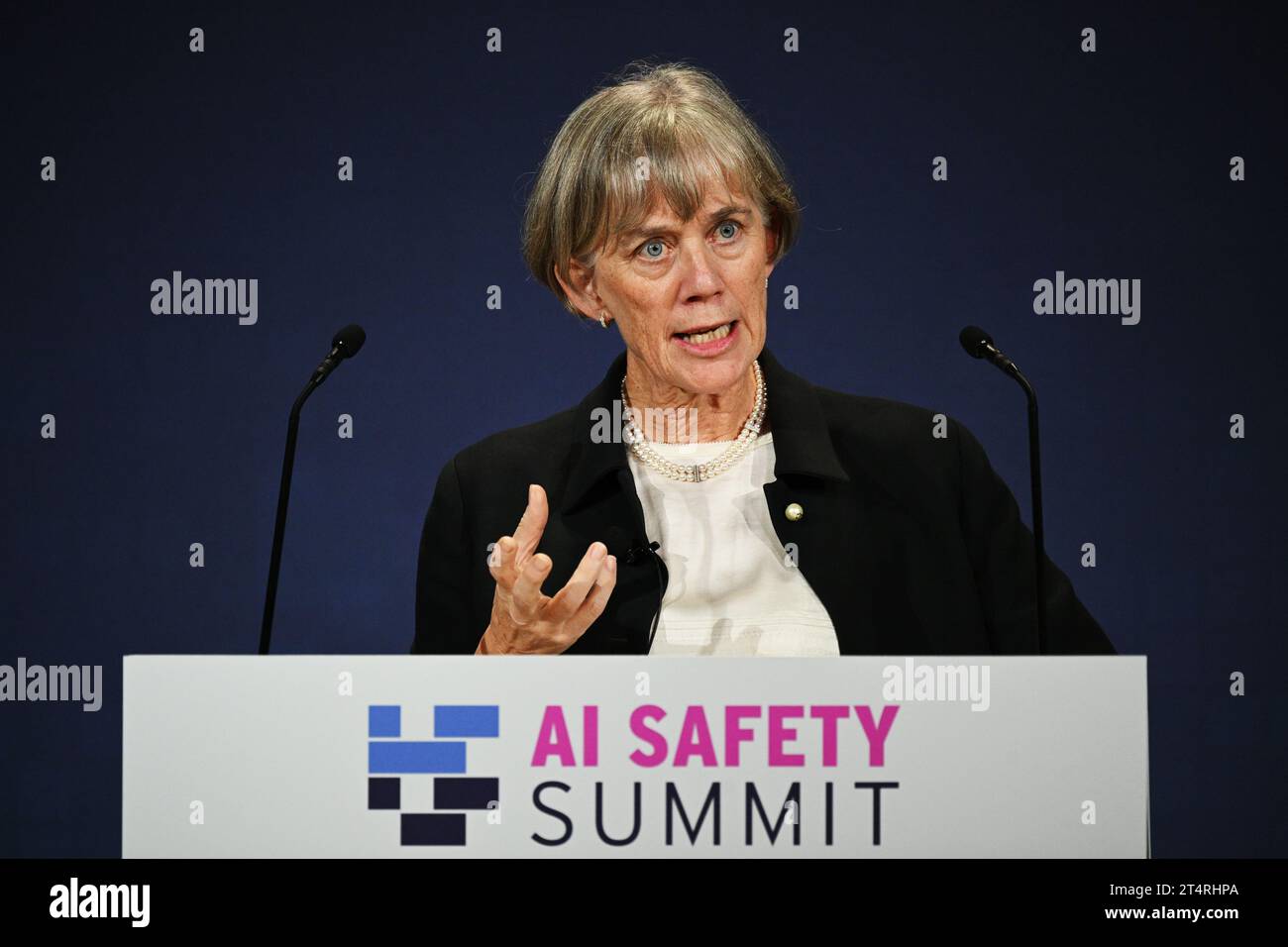 Angela McLean, Chief Scientific Adviser to the UK Government, speaks ...