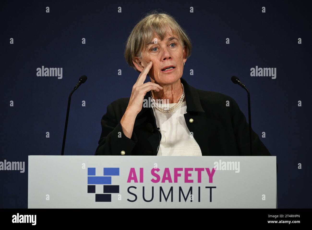 Angela McLean, Chief Scientific Adviser to the UK Government, speaks ...