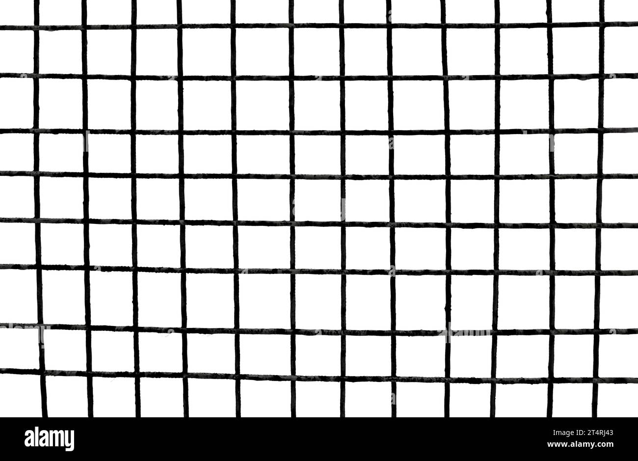 The texture of the metal mesh. Torn, destroyed, broken metal mesh on a ...