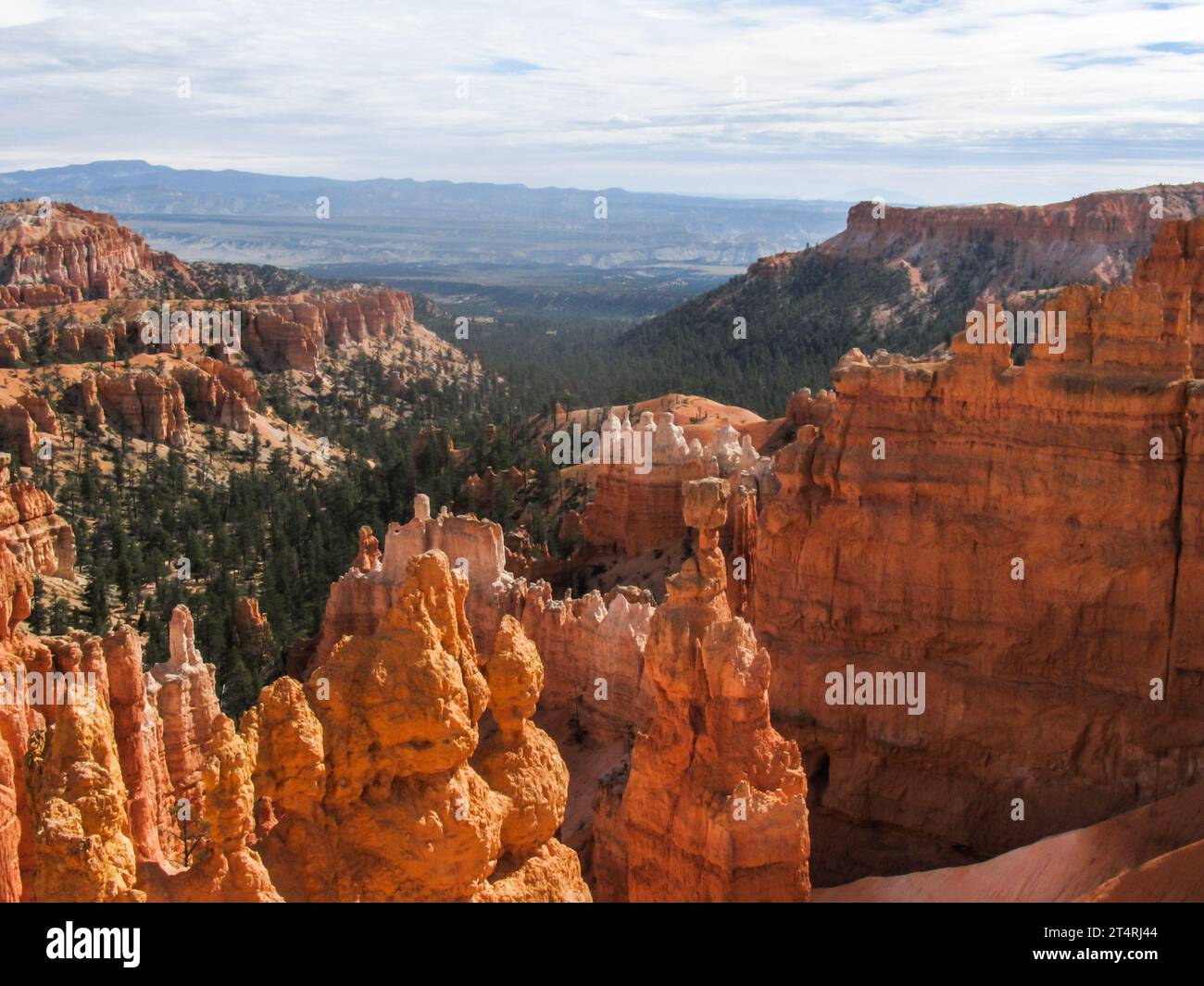The Impressive view of Pinnacles and rock Spires known as Hoodoos as ...