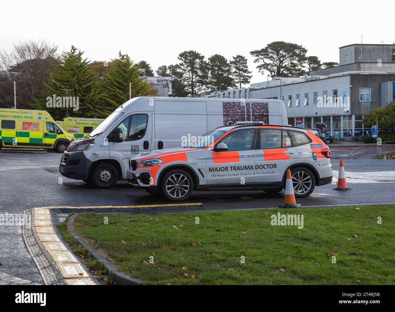 Royal cornwall hospital ambulance hi-res stock photography and images ...