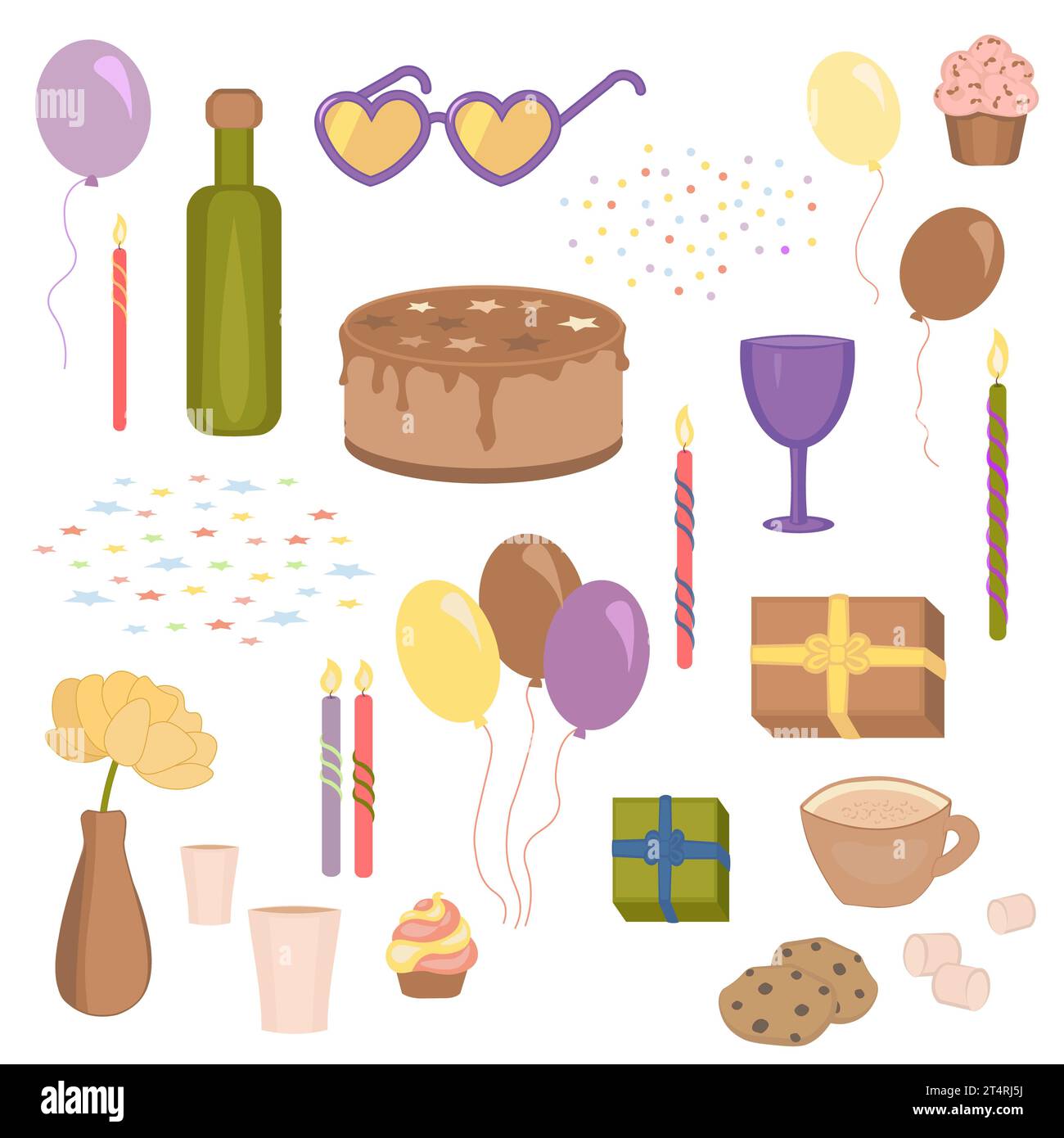 Childrens birthday party celebration Cut Out Stock Images & Pictures ...