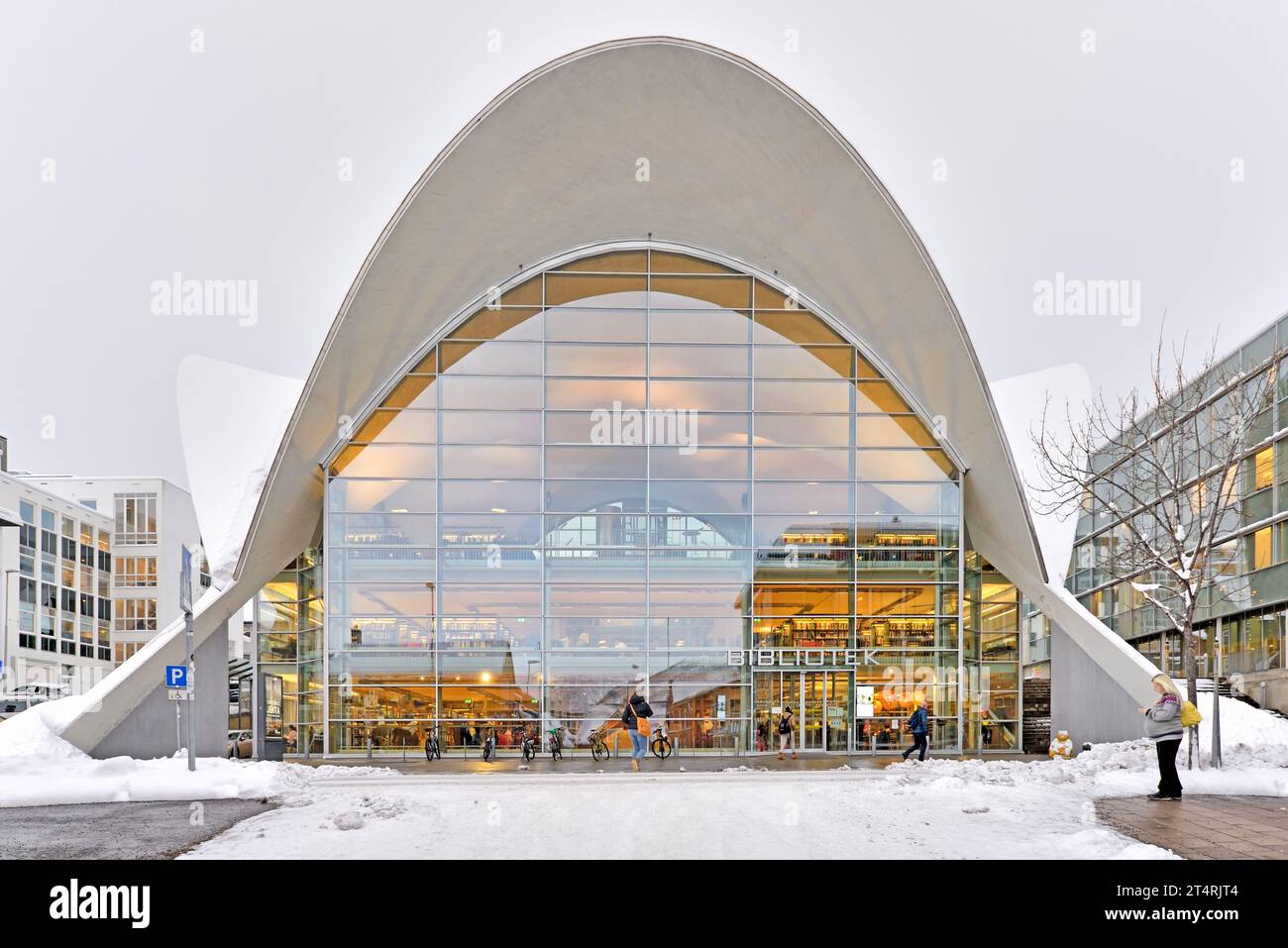 Public Library and archive, City of Tromso, Norway Stock Photo - Alamy
