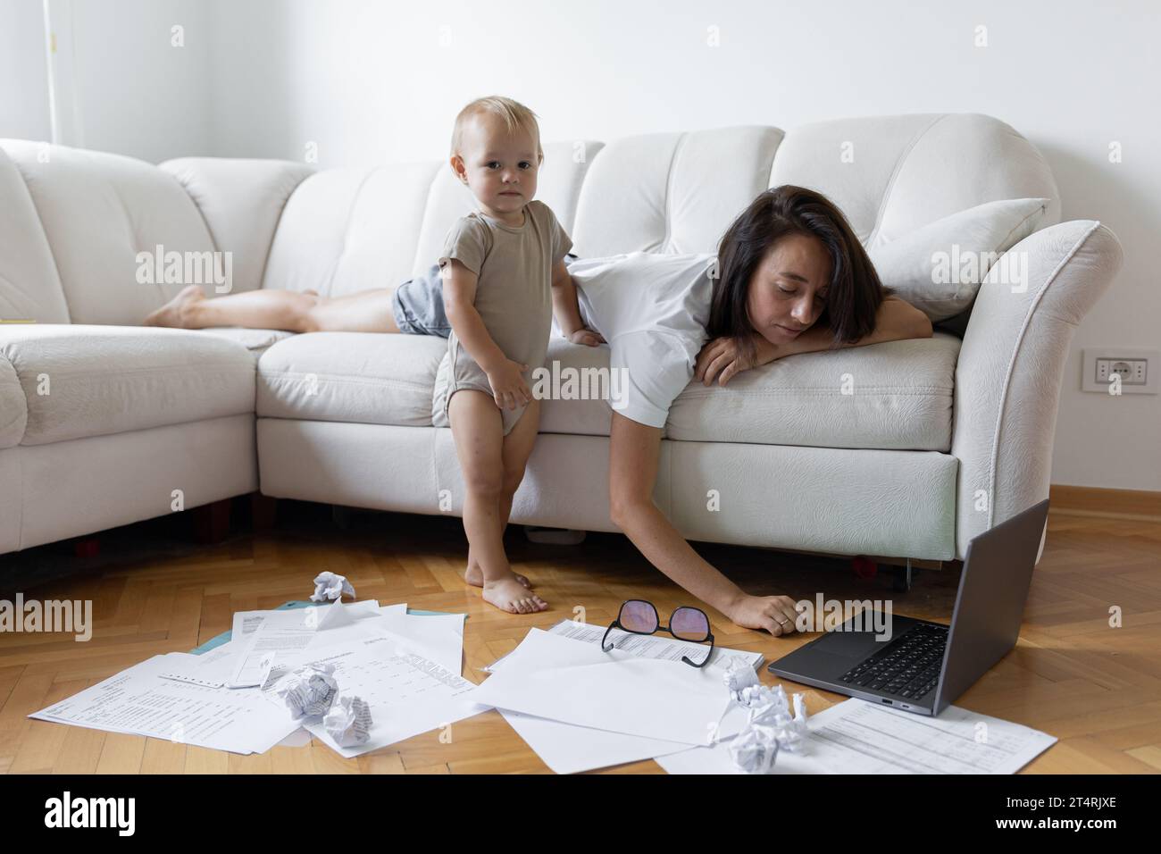 Procrastination work woman employee hi-res stock photography and images ...