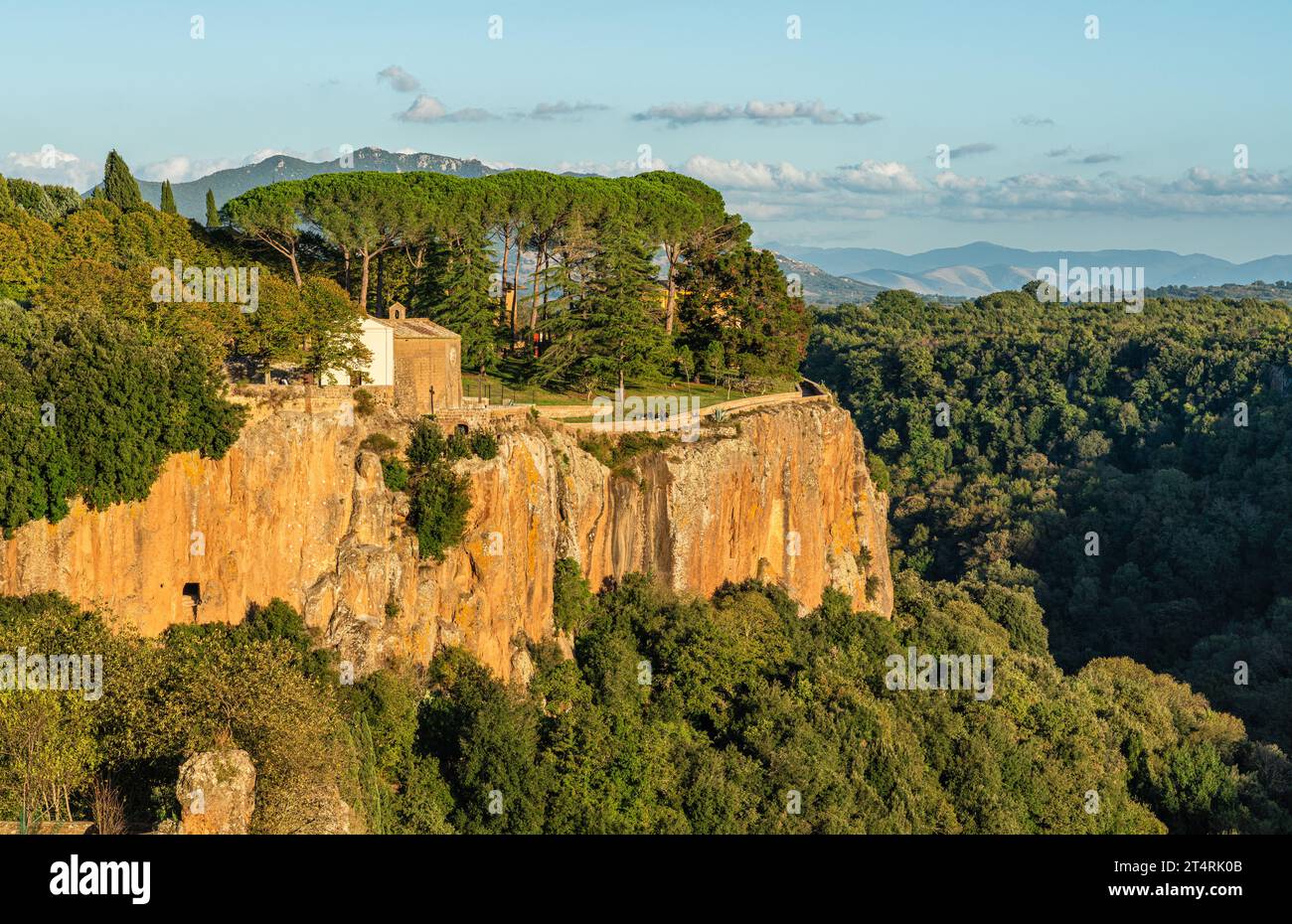 Late afternoon view at San Michele Arcangelo monastery, at Castel Sant ...