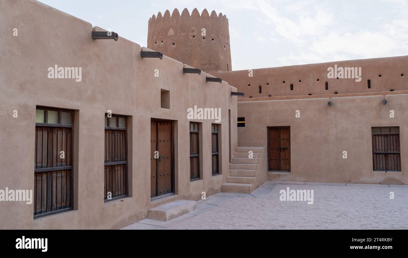 Doha, Qatar- November 01, 2023 :historical old Fort Zubarah (Al Zubara ...