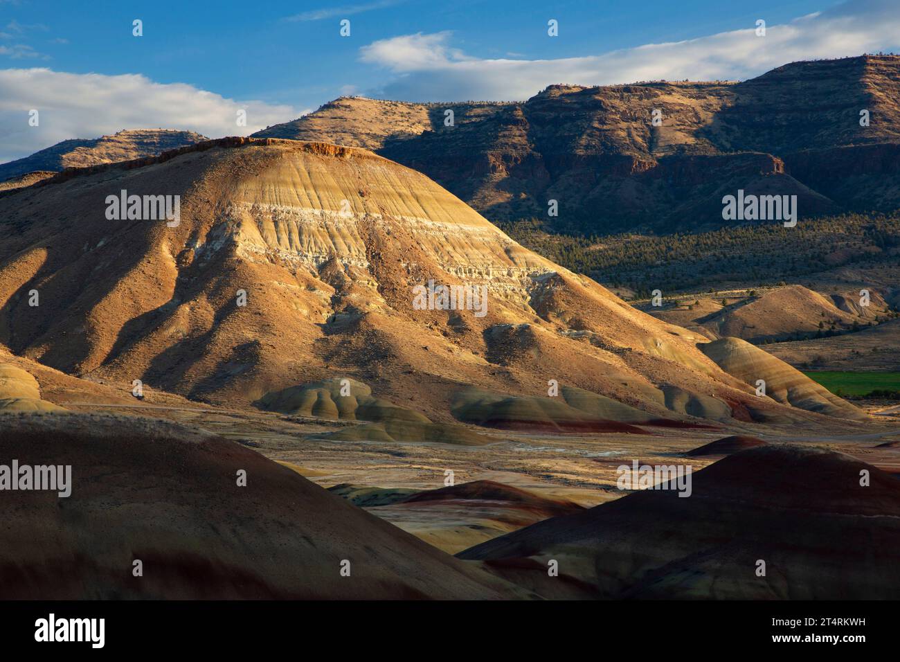 Carroll Rim from Painted Hills Overlook Trail, John Day Fossil Beds ...