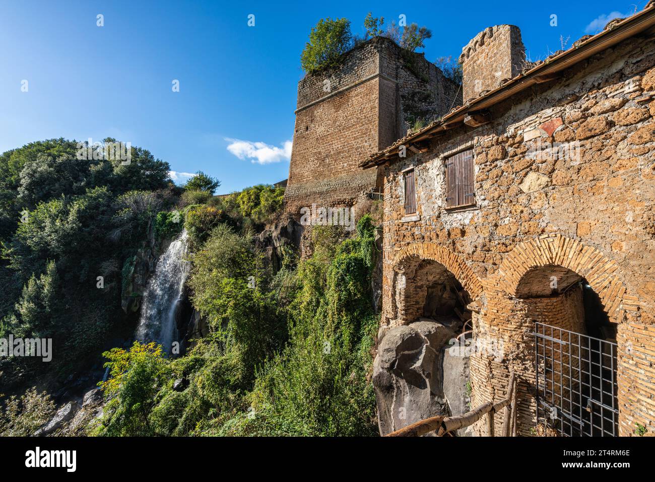 Scenic sight in Nepi, beautiful village in the province of Viterbo ...