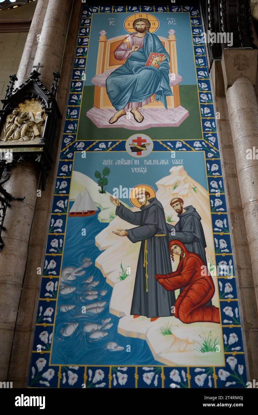 Istanbul, Türkiye. Basilica of St. Anthony in Beyoğlu Stock Photo - Alamy