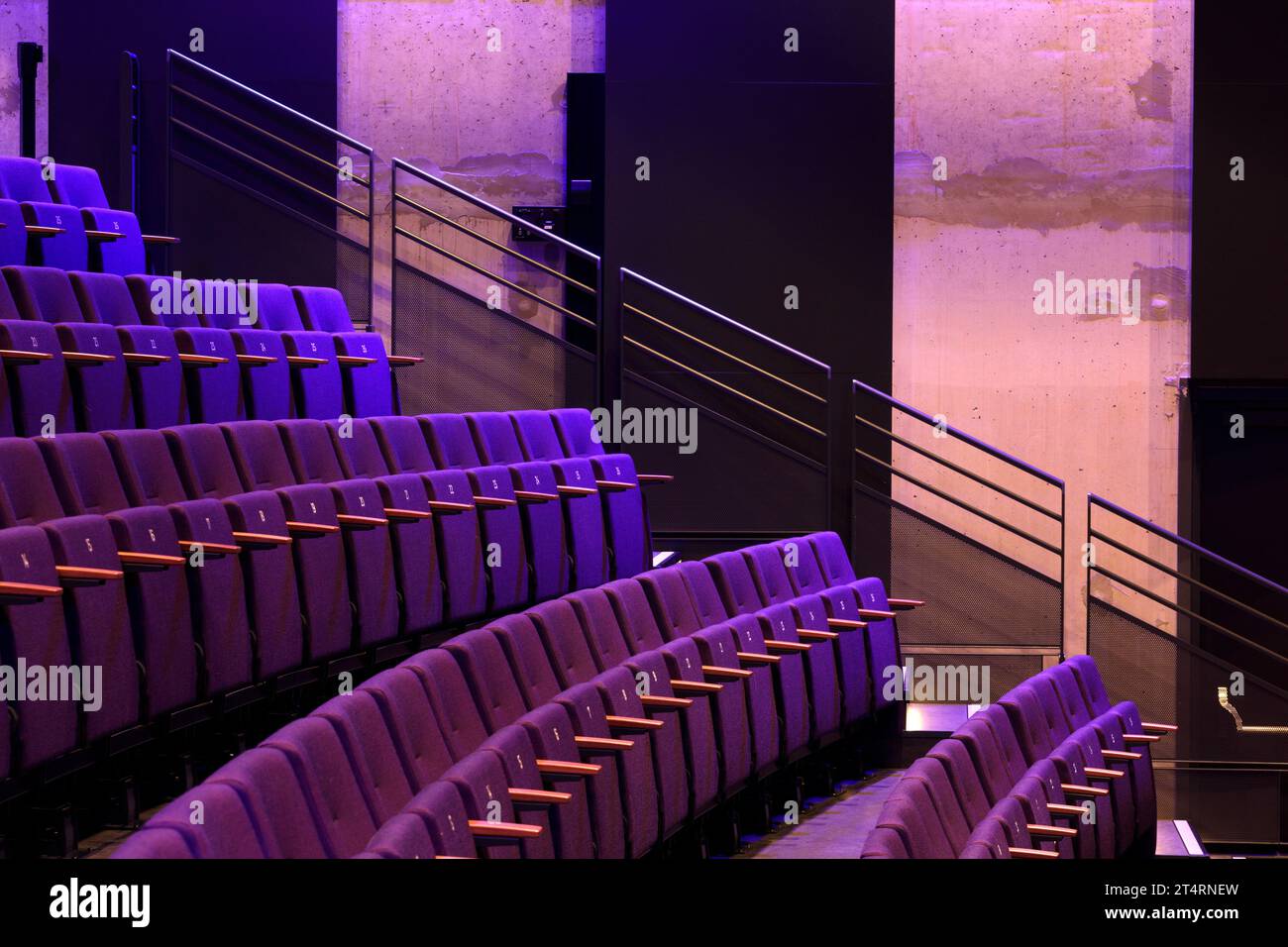 Rows of seating in small auditorium (kleine zaal). Theater Zuidplein ...