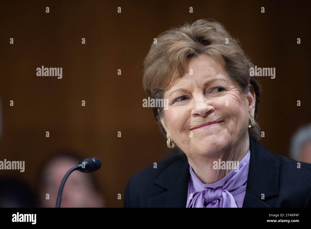 United States Senator Jeanne Shaheen (Democrat of New Hampshire) at a ...