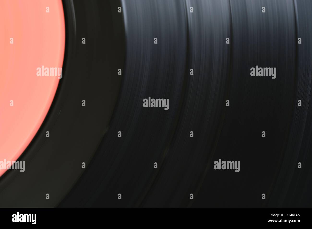Sound tracks on a vinyl black record closeup macro photo Stock Photo ...