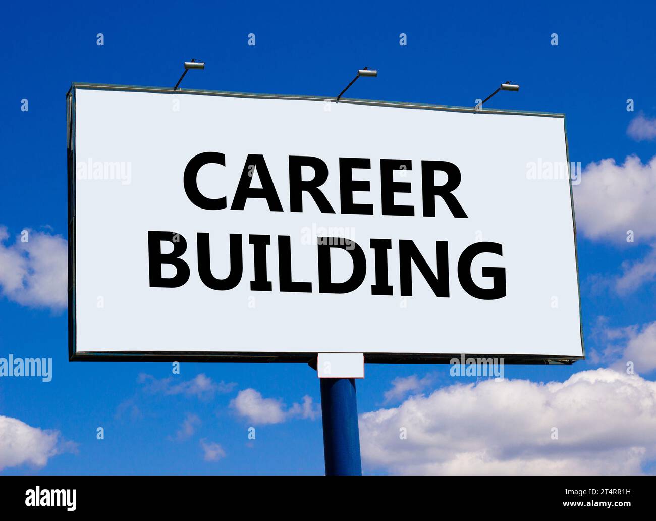 Career building symbol. Concept words Career building on beautiful big ...