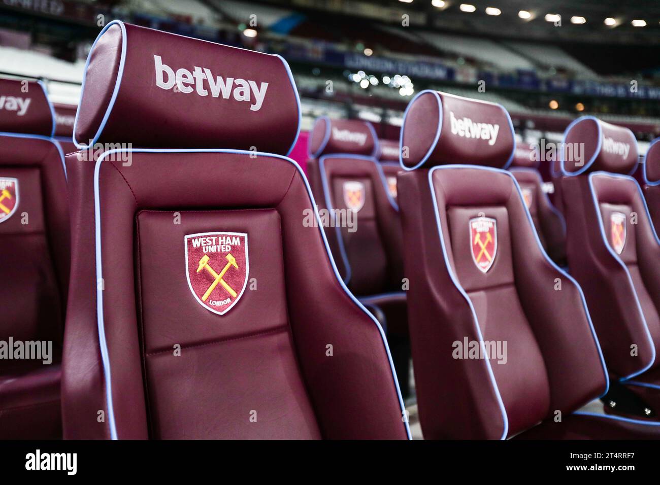 London, UK. 01st Nov, 2023. a general view of the dugout at the London ...