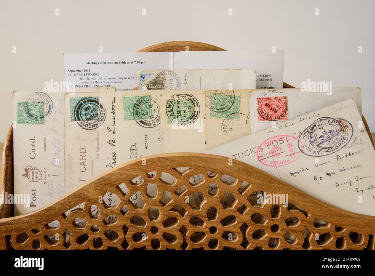 The demise of the use of place date time postmarks hi-res stock ...