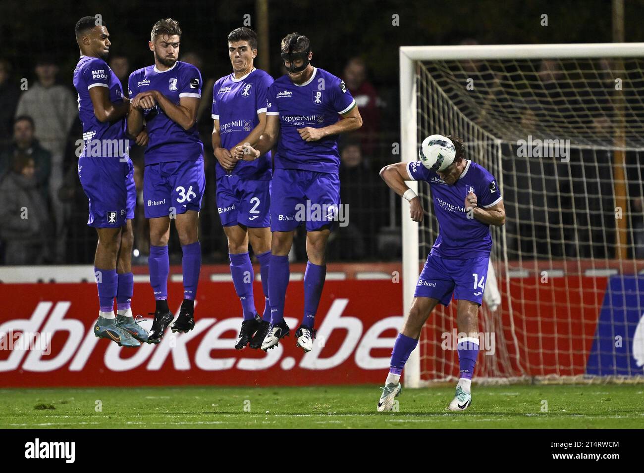 Maasmechelen, Belgium. 01st Nov, 2023. Patro Eisden's Elisha Sam, PAtro ...