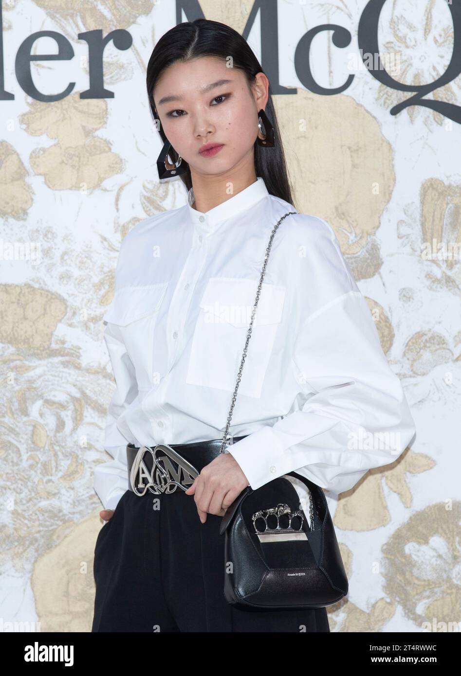 Seoul, South Korea. 1st Nov, 2023. South Korean model Bae Yoon-young ...