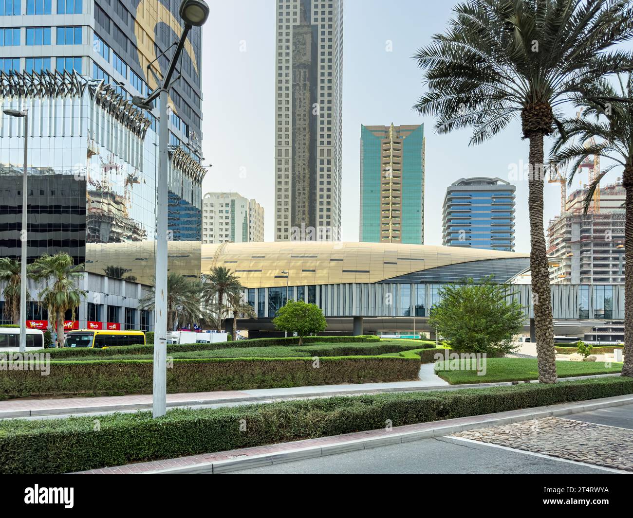 The Financial Centre Metro Station on the Red Line at DIFC in Dubai ...
