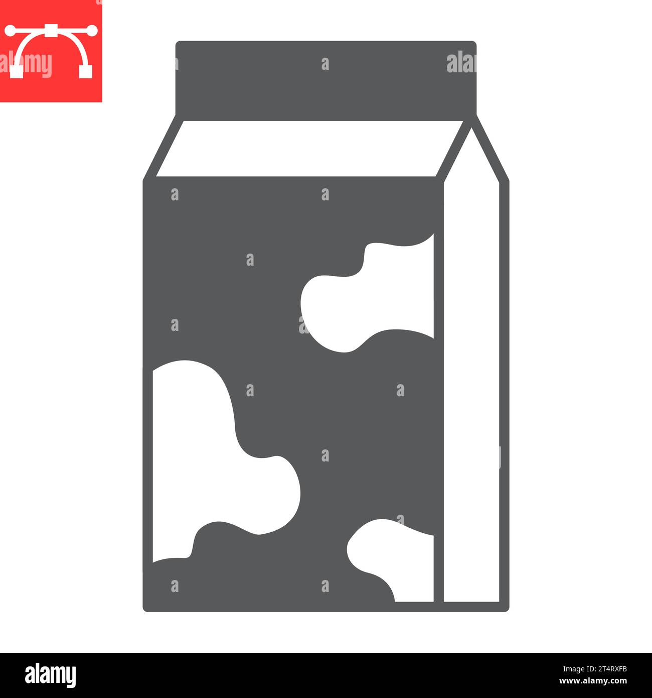 Milk carton clipart Stock Vector Images - Alamy