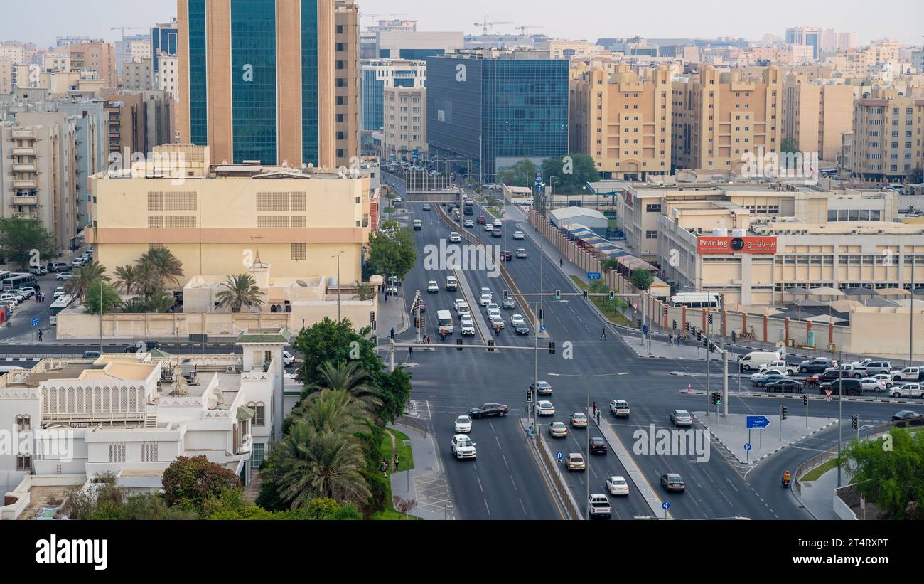 qatar muntaza area, b ring road, fareej abdul aziz intersection Stock ...