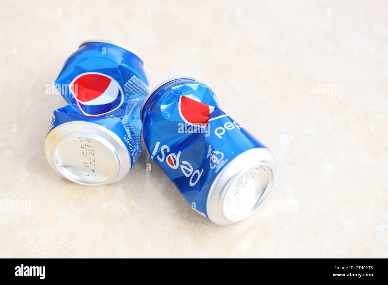 Pepsi blue small bottle hi-res stock photography and images - Alamy